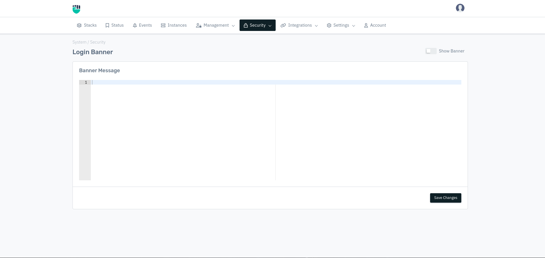 Login Banner | Haltdos Docs